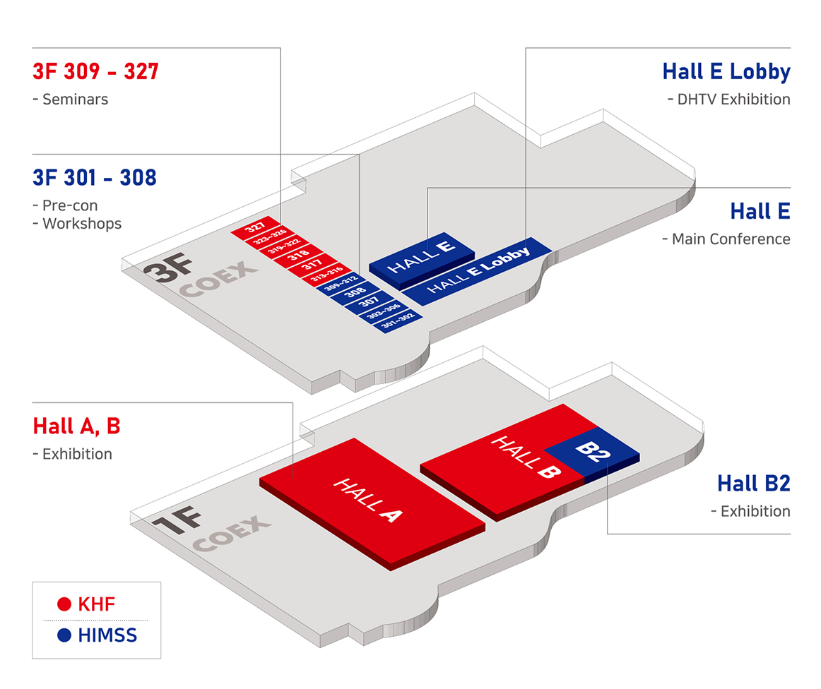 Himss24 APAC Venue - Coex Exhibtion Center, Seoul | 장소 안내